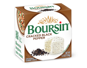 Boursin Cheese | Cracked Black Pepper | Bel Foodservice